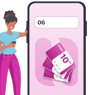 Je recharge avec ma carte bancaire